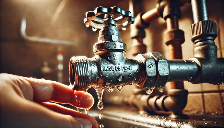¿La llave de paso pierde agua? Te contamos la solución